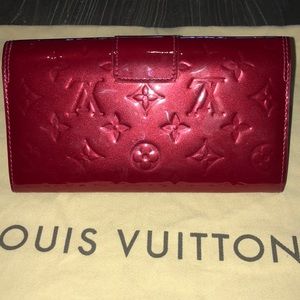 Louis Vuitton | Bags | Red Patent Leather Louis Vuitton Wallet | Poshmark